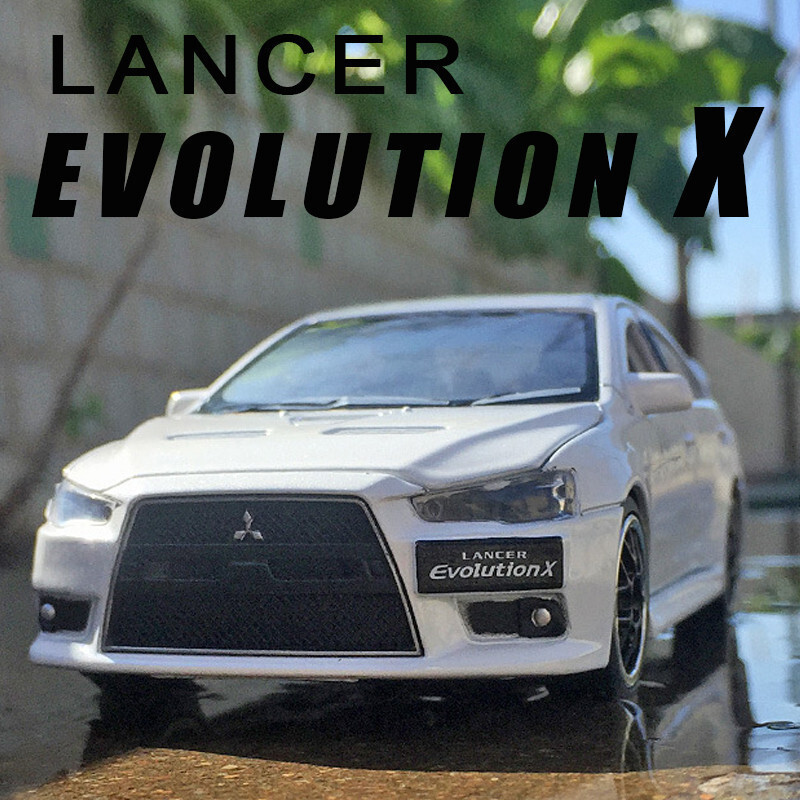 1:32 JDM Mitsubishis Lancer Evo X Alloy Simulation For Children ...