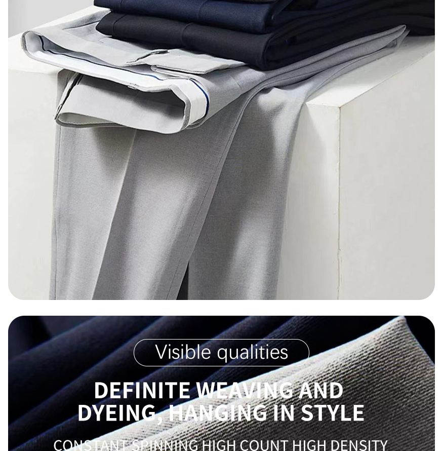 ACHSAWAKE 5 Sizes 7 Colors High Quality Trouser Pants for Men Above ...