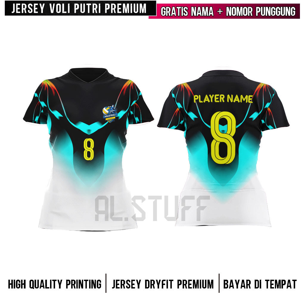 【Free Custom Name & Number】Volleyball Sublimation T Shirt New Design 2024 VOLLEYBALL FULLY ...