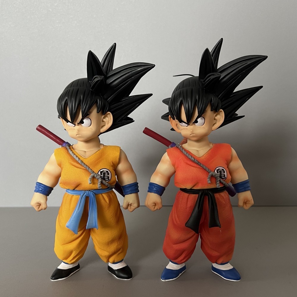Anime Dragon Ball Standing Little Goku Figure Model Ornament Peripheral ...