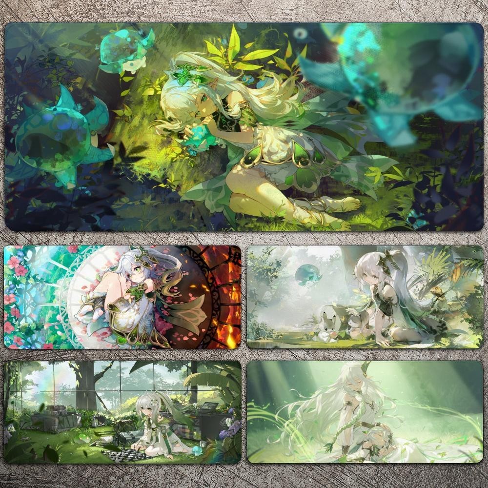Nahida Genshin Impact Anime Girl Mousepad Large Gaming Mouse Pad ...