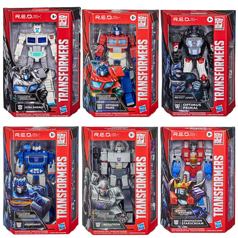 Transformers Optimus R.E.D. Prime, Ultra Magnus, Optimus Primal ...