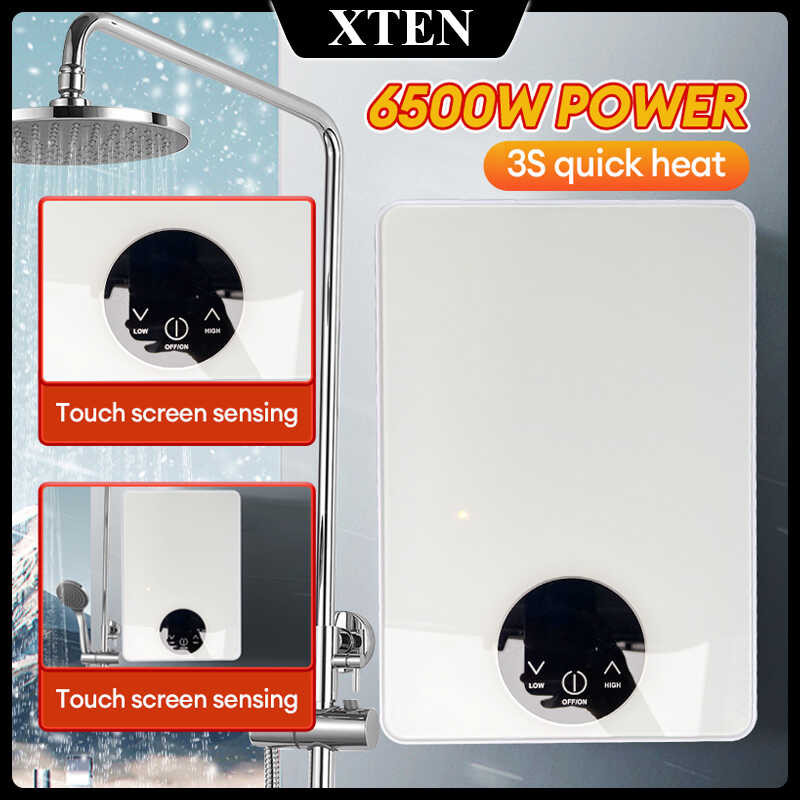 White Instant XTEN Para Sa Shower Hot Water Heater Electric Inverter Na ...