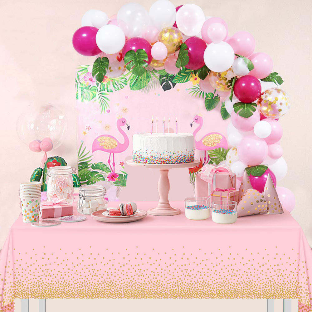 Party Needs Balloons Arch Stand Backdrop For Girls Baby Christening ...