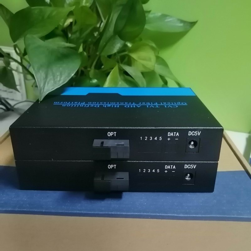 4V HD 1080P CVI Video Optical Transceiver FC/SC Interface With Low Loss ...