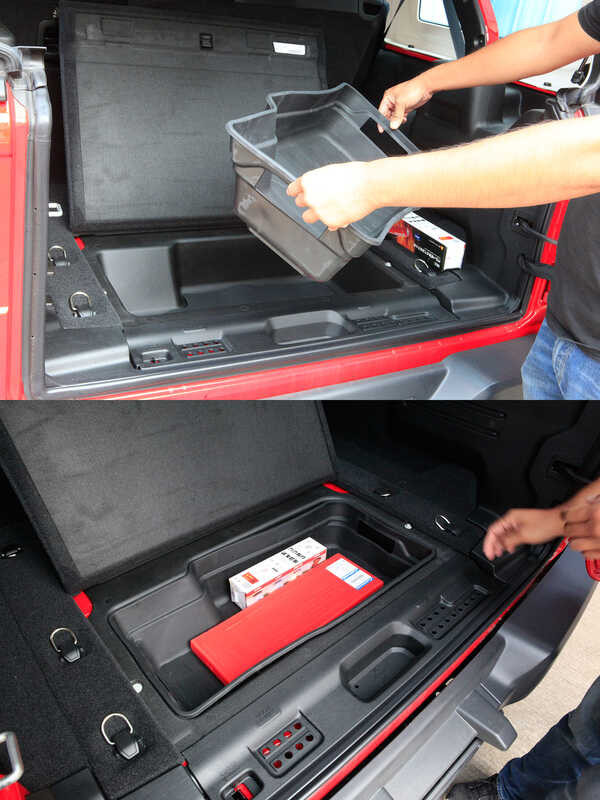 Trunk Cargo Rear Storage Box Tray Para Sa Jeep Wrangler JL 2018-2023 ...