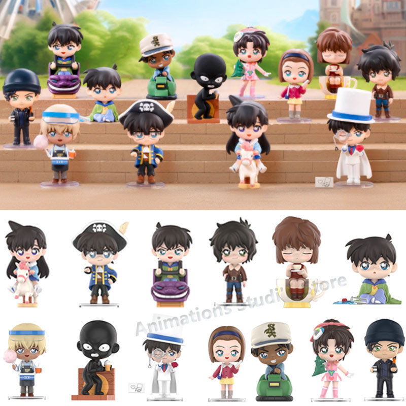 POP MART DETECTIVE CONAN CARNIVAL Action Toys Mori Ran Kudo Shinichi ...
