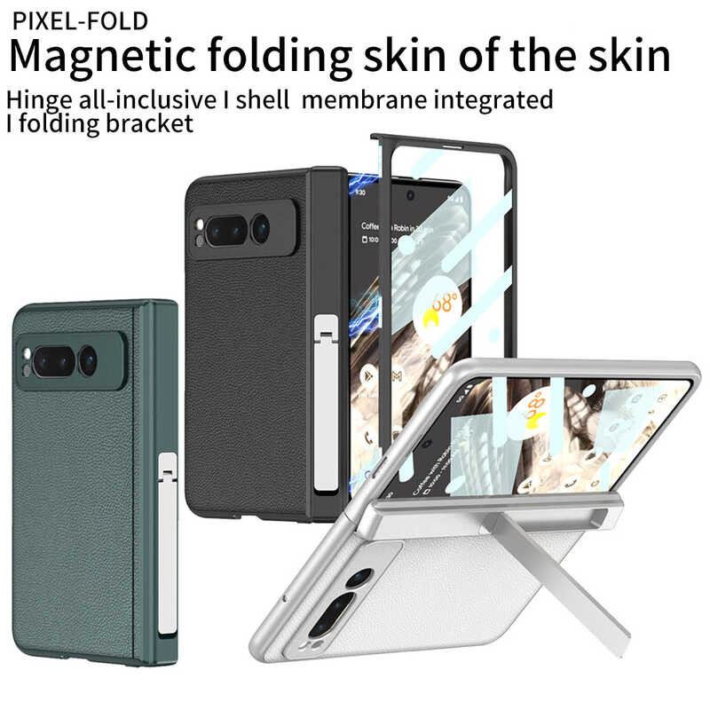 7D New Applicable Google Pixel Fold Phone Case With Plain Leather Full ...