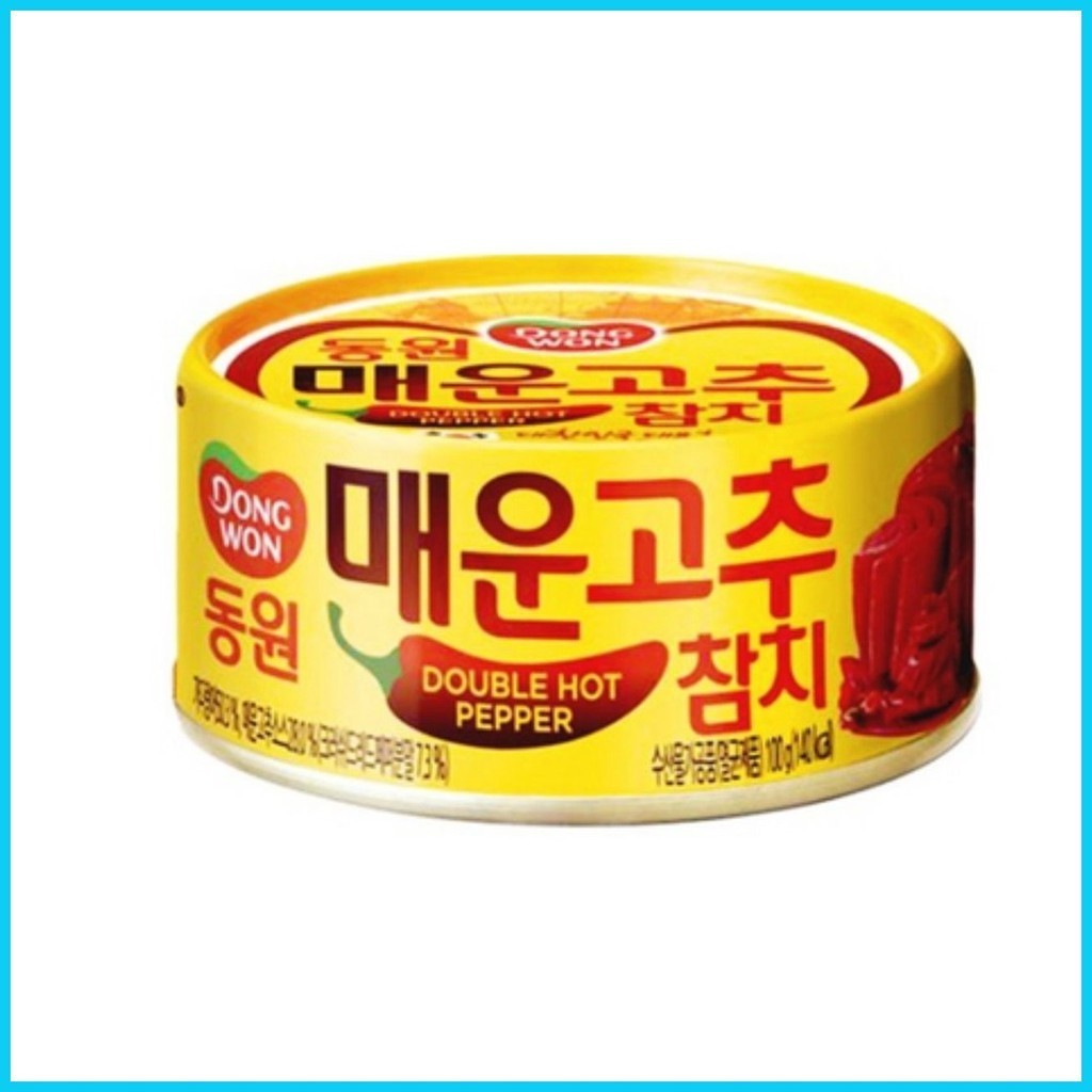 Dongwon Korean Canned Tuna Kimci Tuna Hot Chili Pepper Tuna 100g/ 150g | Shopee Philippines