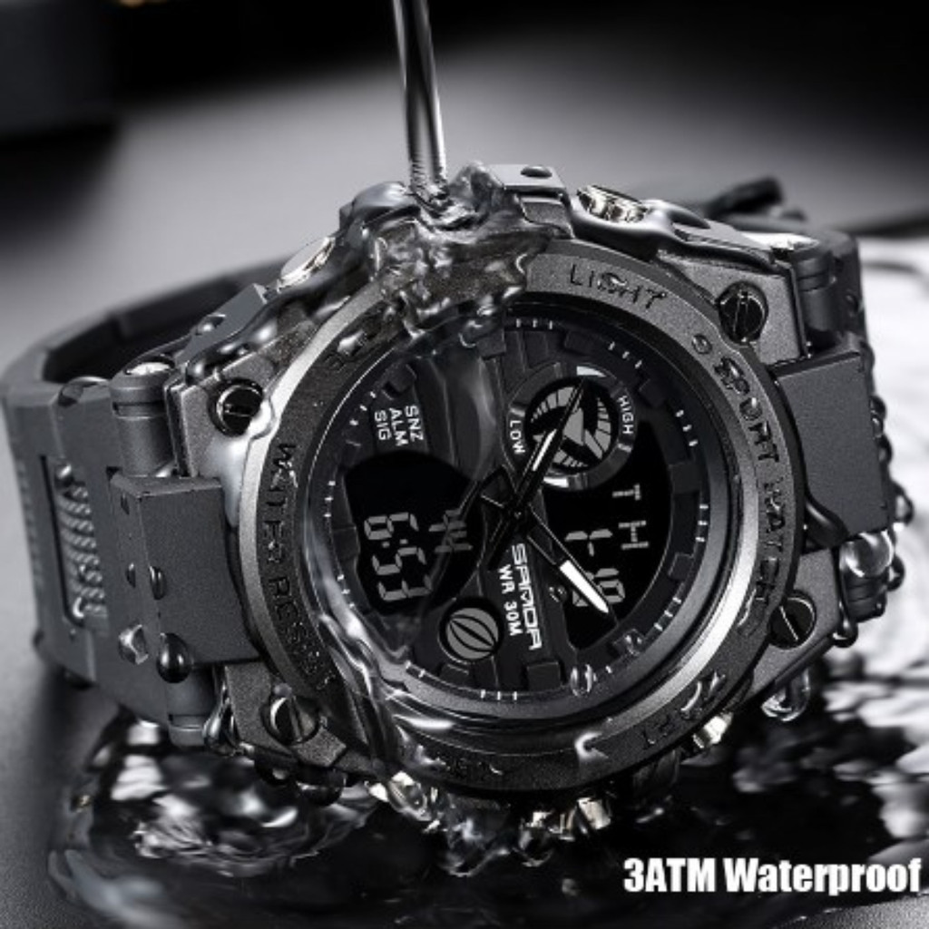 Style Men's Digital Watch Shockproof Mechanical Sports Watch Waterproof ...