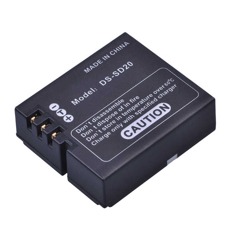 1Pc Ds-Sd20 Camera Battery For AEE Sd18 Sd19 Sd20 Sd21 Sd22 Sd23 ROLLEI ...