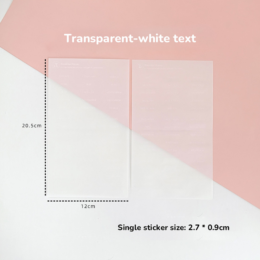 A6/A6/A7 Binder Index Dividers Index Page for Loose-leaf Notebook ...