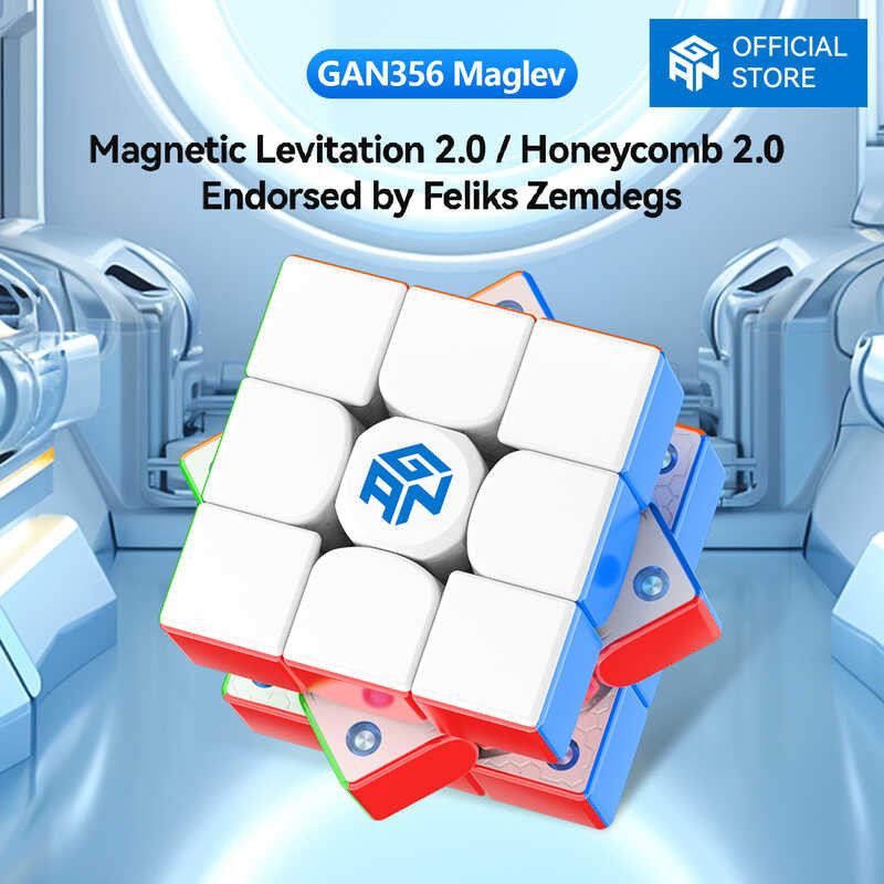 C7 [Gan Official Store] Gan356 Maglev 3X3 Magnetic Speed Cube ...