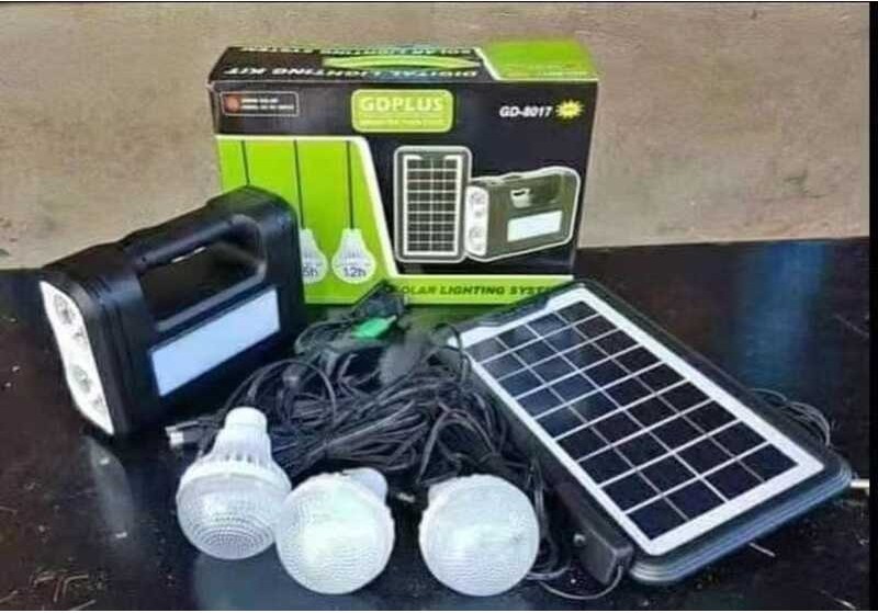 COD NEW GDPLUS GD-17 LED Solar Light Lamp System Kit | Shopee Philippines