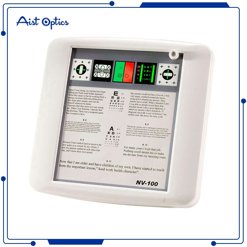 in stock Near Vision Tester Nv-100 Led Multi Function Visual Acuity ...
