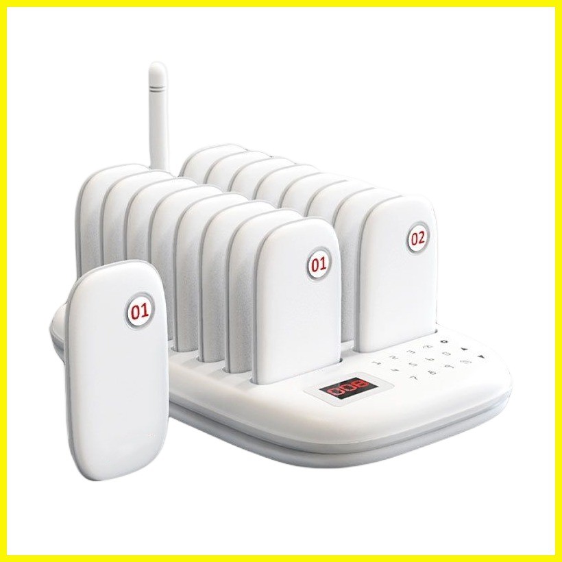 ⚾︎ Restaurant 500M Long Distance Pager Wireless Calling System Coffee ...