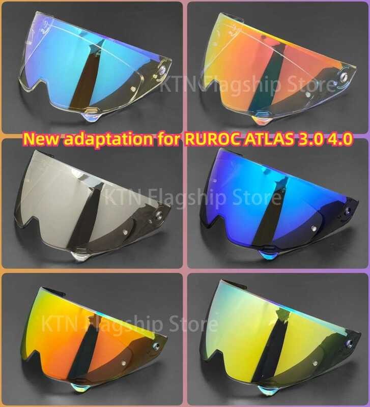 New 3 3C Fit RUROC ATLAS 3.0 4.0 Motorcycle Helmet Lens For All-Day And ...