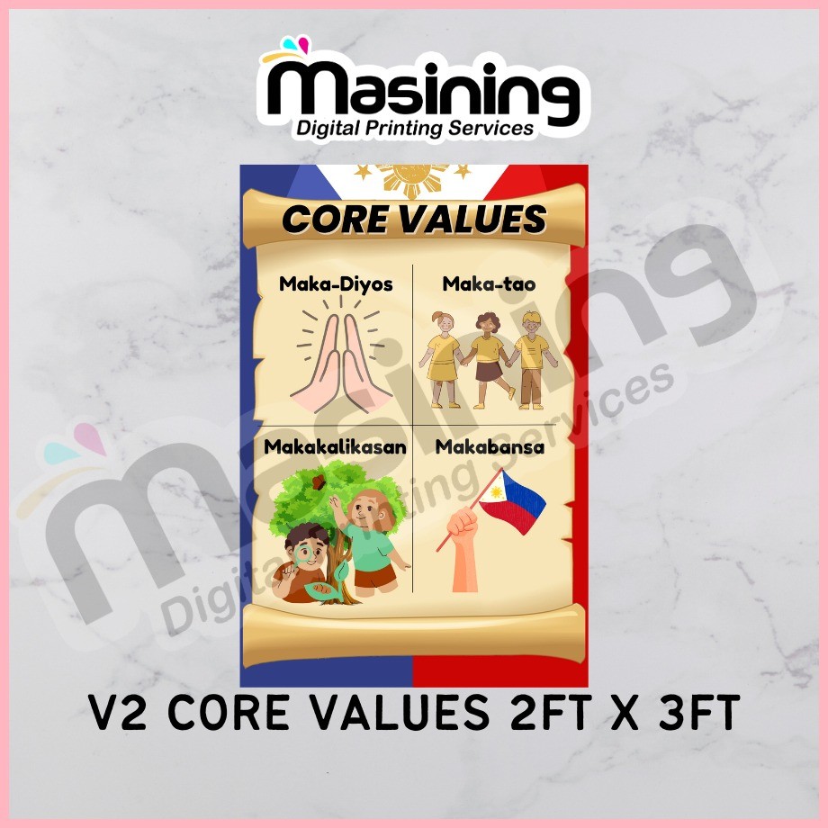 Deped Mission/Vision/Core Values/Quality policy Tarpaulin | Shopee ...
