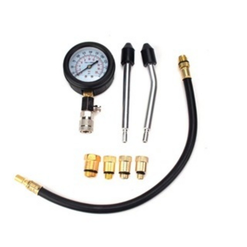 8 PCS Automotive Motorcycles Petrol Engine Compression Test Gauge ...