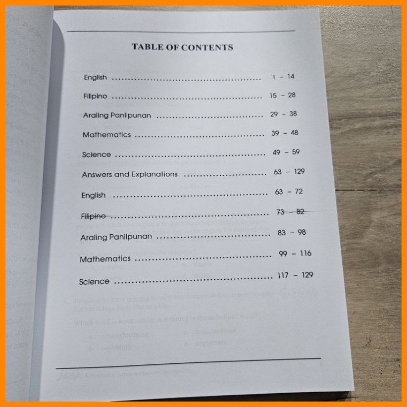 MSA Philippine Educational Placement Test Reviewer for Grade 5 By Merle ...