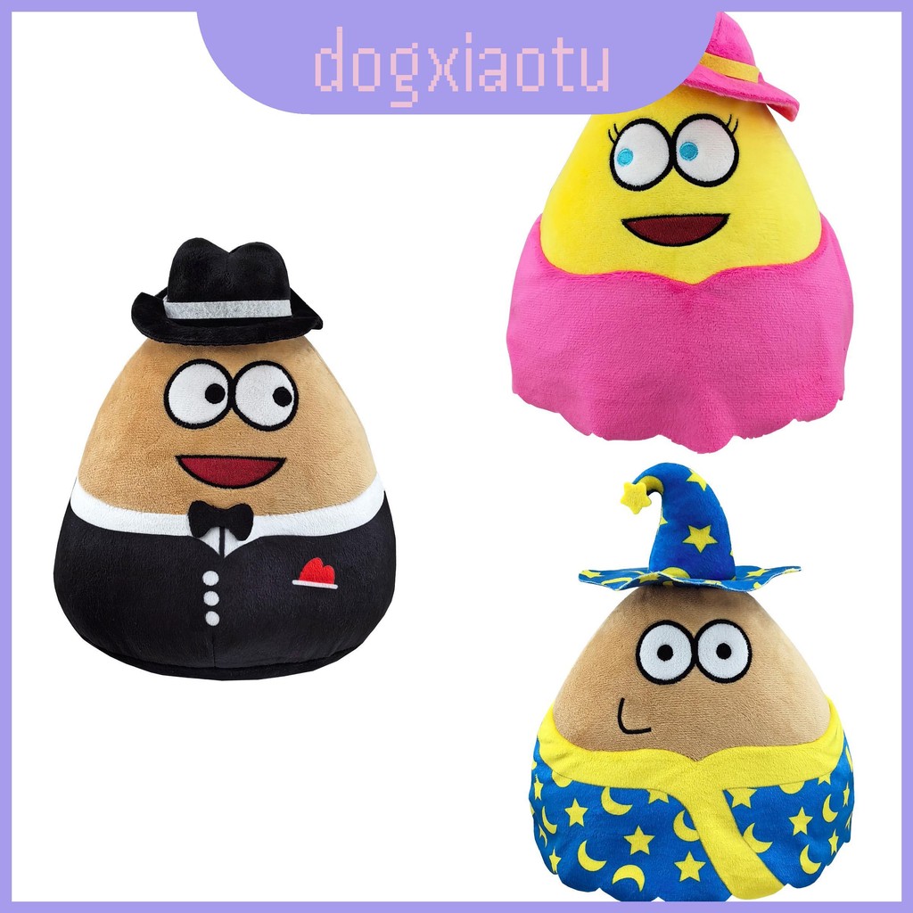 Pet Whimsical My Alien Plush Toy Pou Doll Stuffed Fruit Character Short ...