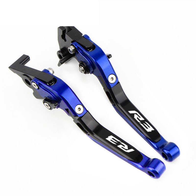 YZFR3 1 Pair Adjustable Brakes Clutch Levers Handle Bar for YAMAHA YZF ...