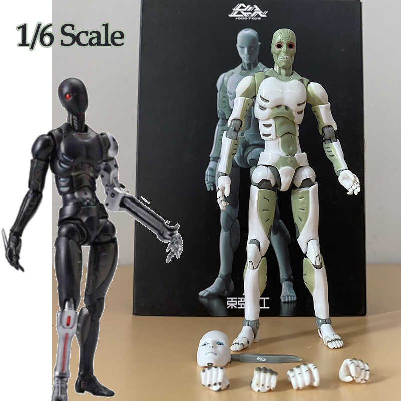 16 Scale Heavy Industries Synthetic Human Figure Black Human Action ...