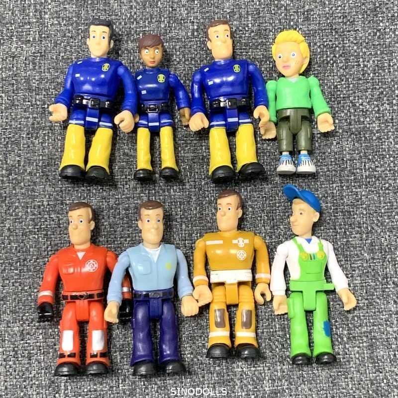 LY Anime CArtoon FiremAn SAm EiS PVC MovAble Doll Kit Firemen SAving M ...
