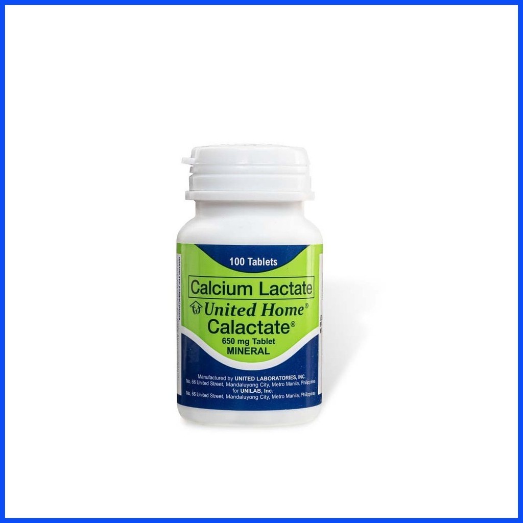 ☃ United Home Calactate 650Mg 100 Tablets (Calcium Supplements for ...