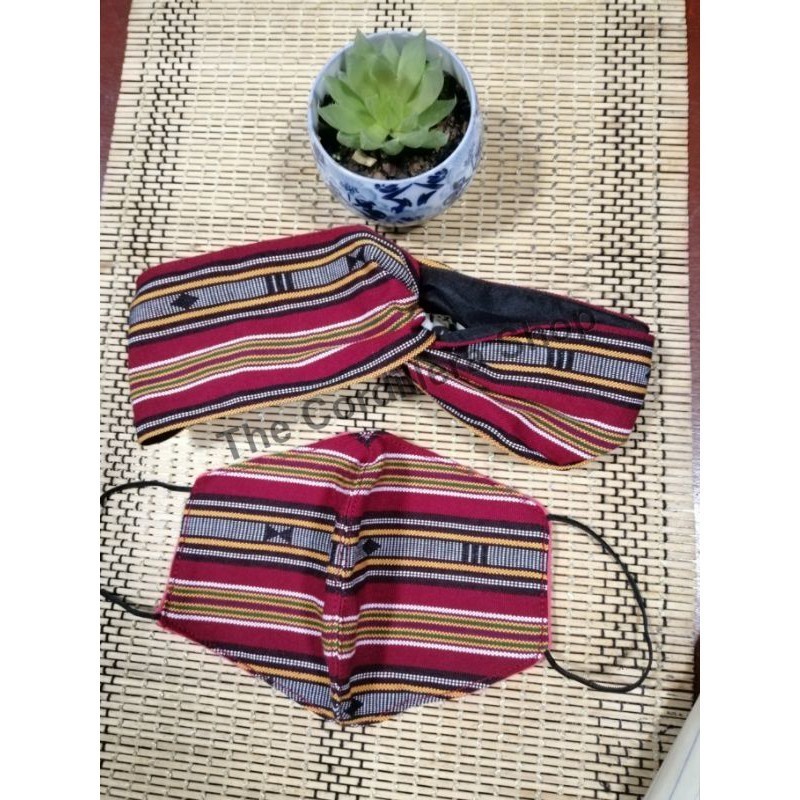 ۩ AUTHENTIC ORIGINAL INABEL CORDILLERA MADE TURBAN WITH MASK | Shopee ...
