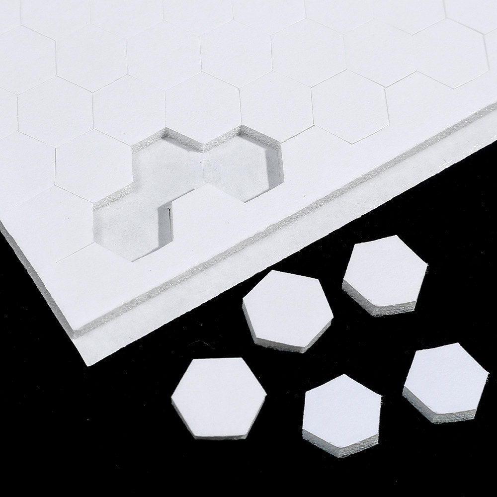 2 Sheets Mini Hexagonal Foam Double-sided Tape - Background Wall Photo ...