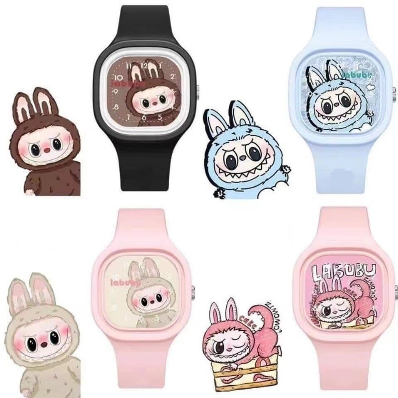 Labubu Kids Watch Cute Labubu Watch for Kids Cartoon Children Watch ...