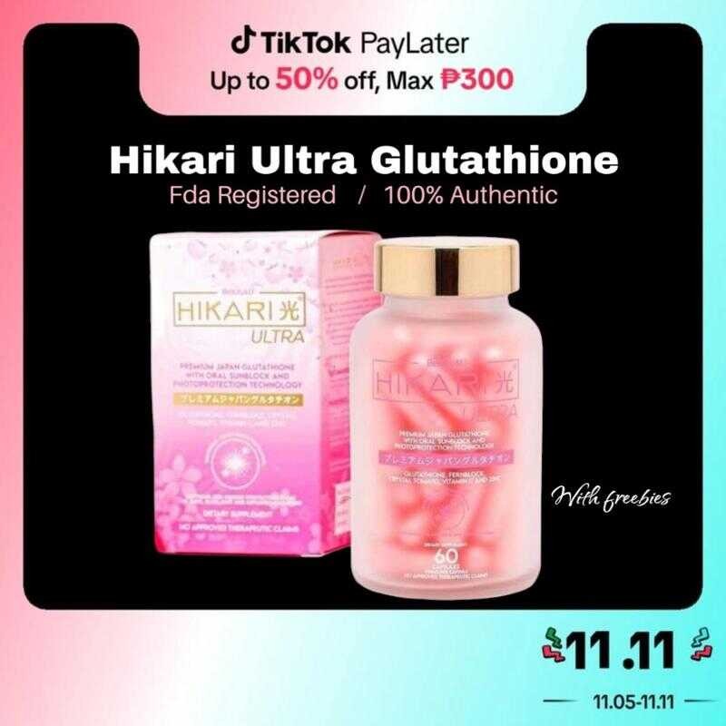 Hikari Ultra Glutathione/Hikari Blue Edible Supplement Beauty | Shopee ...