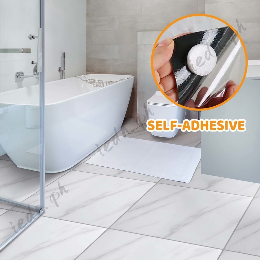 PVC Marble Vinyl Tiles Adhesive Tiles for Flooring Waterproof Removable ...