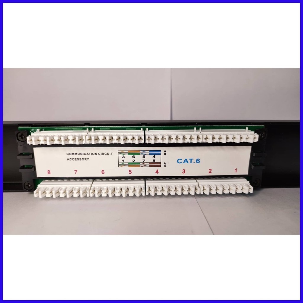 ☪ Ad-Link 16-Ports Patch Panel Cat6/Cat6e Fully Loaded 1Ru 16-Port ...