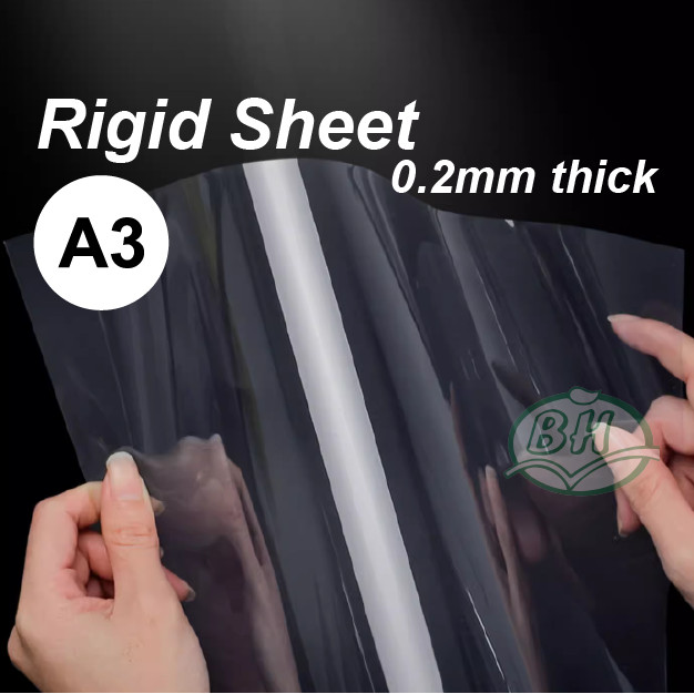 High HD A3 Rigid Sheet (100pcs) Plastic Sheet Cover/ Binding Cover ...