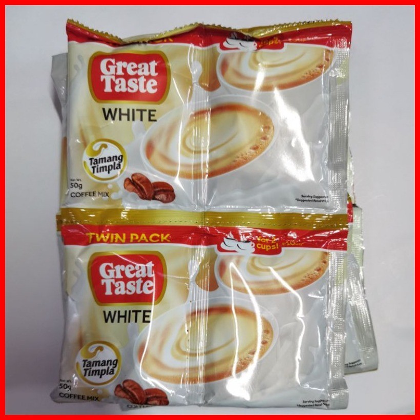 great taste white twin pack 50g*10pcs | Shopee Philippines