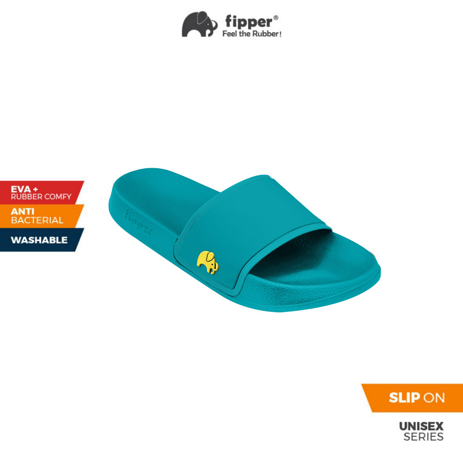 Fipper Slip On Non-Rubber for Women in Turquoise / Neon (Honey ...