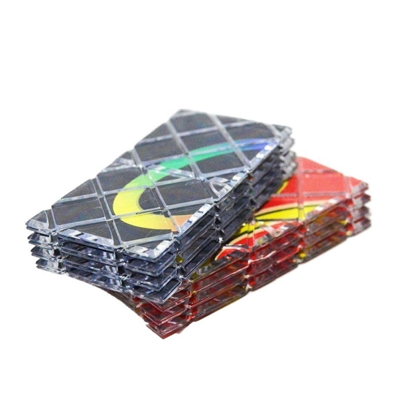 Lingao Plastic Black 3 Rings 8 Panels Magic Folding Puzzle | Shopee ...