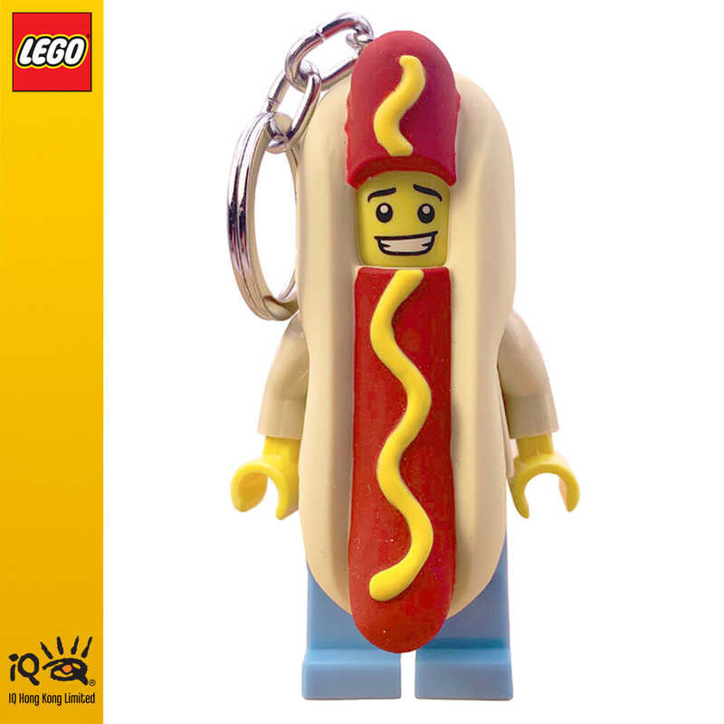 Lego® & IQ Iconic LED Luminous Key Chain Pendant Toy (Hot Dog Guy ...