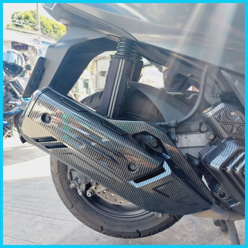 ۩ Honda PCX 160 and Click 160 carbon heatguard / muffler cover / PCX160 ...