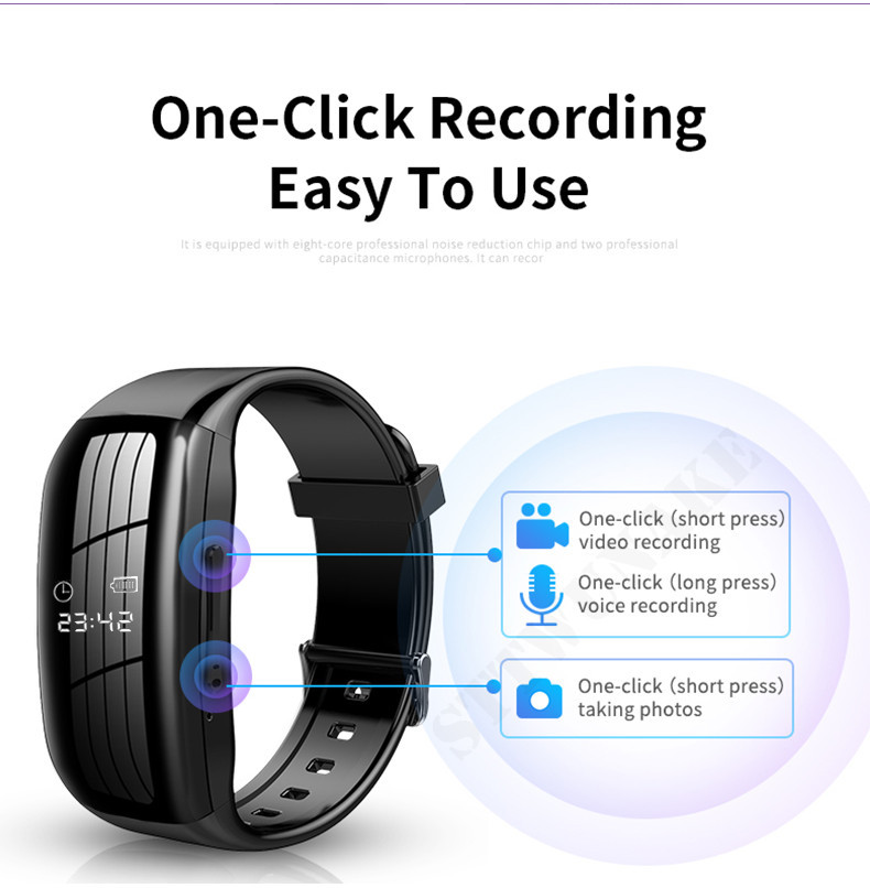 STTWUNAKE Mini Camera Watch Spy 1080P HD DV Hidden Bodycam Digital ...