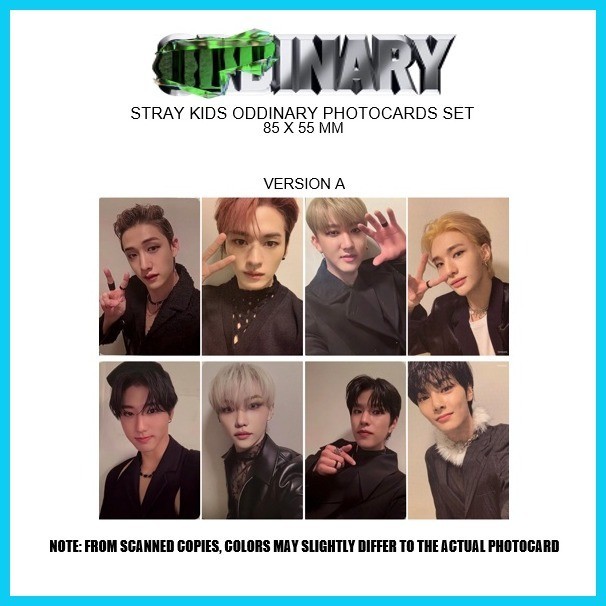 STRAY KIDS ODDINARY PHOTOCARD SET | Shopee Philippines