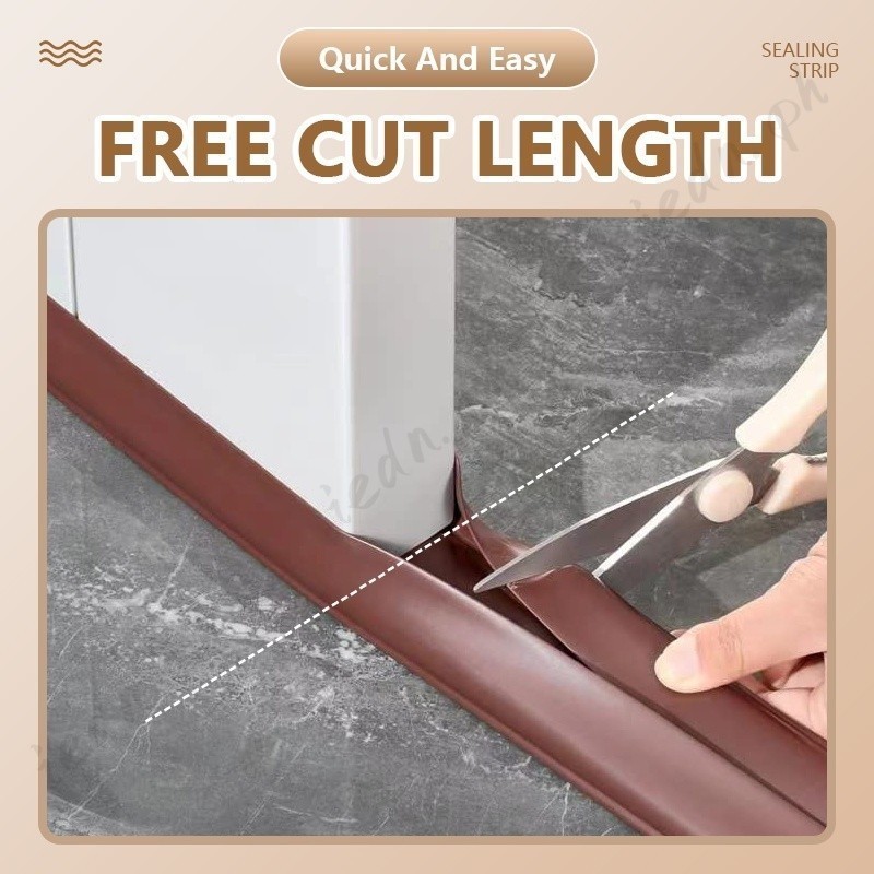 Seal Strip Door Bottom Gap Silicone Rubber Under Door Draft Strip ...