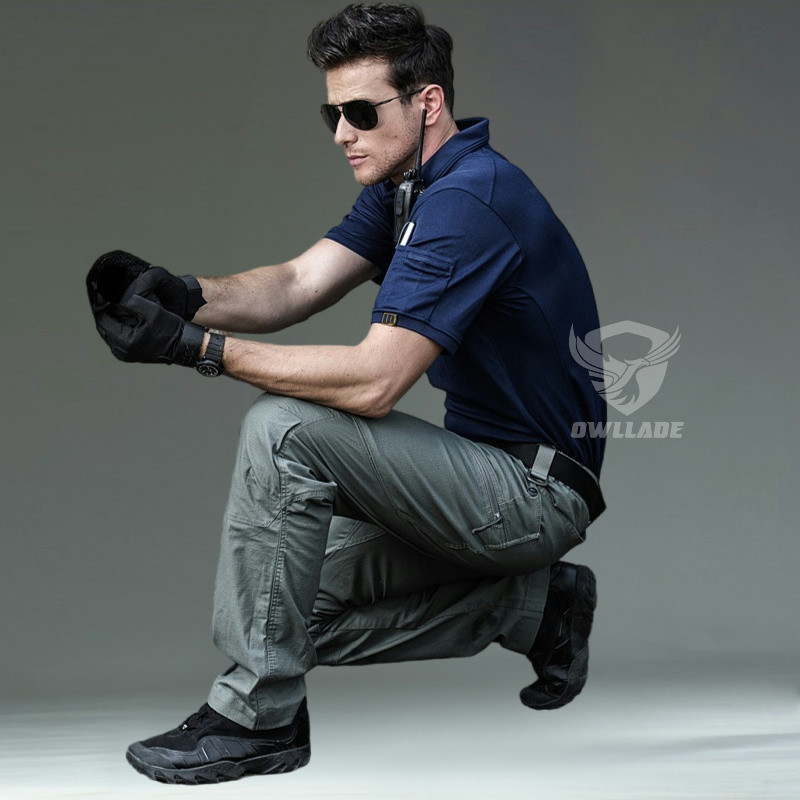 OWLLADE Senior Tactical Cargo Pants For Men KBZ01 In Grey Waterproof A01 2T | Shopee Philippines