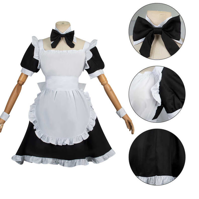 Dreamweaver Tower Lonely Rock cosplay costume Goto Ichiro maid costume ...