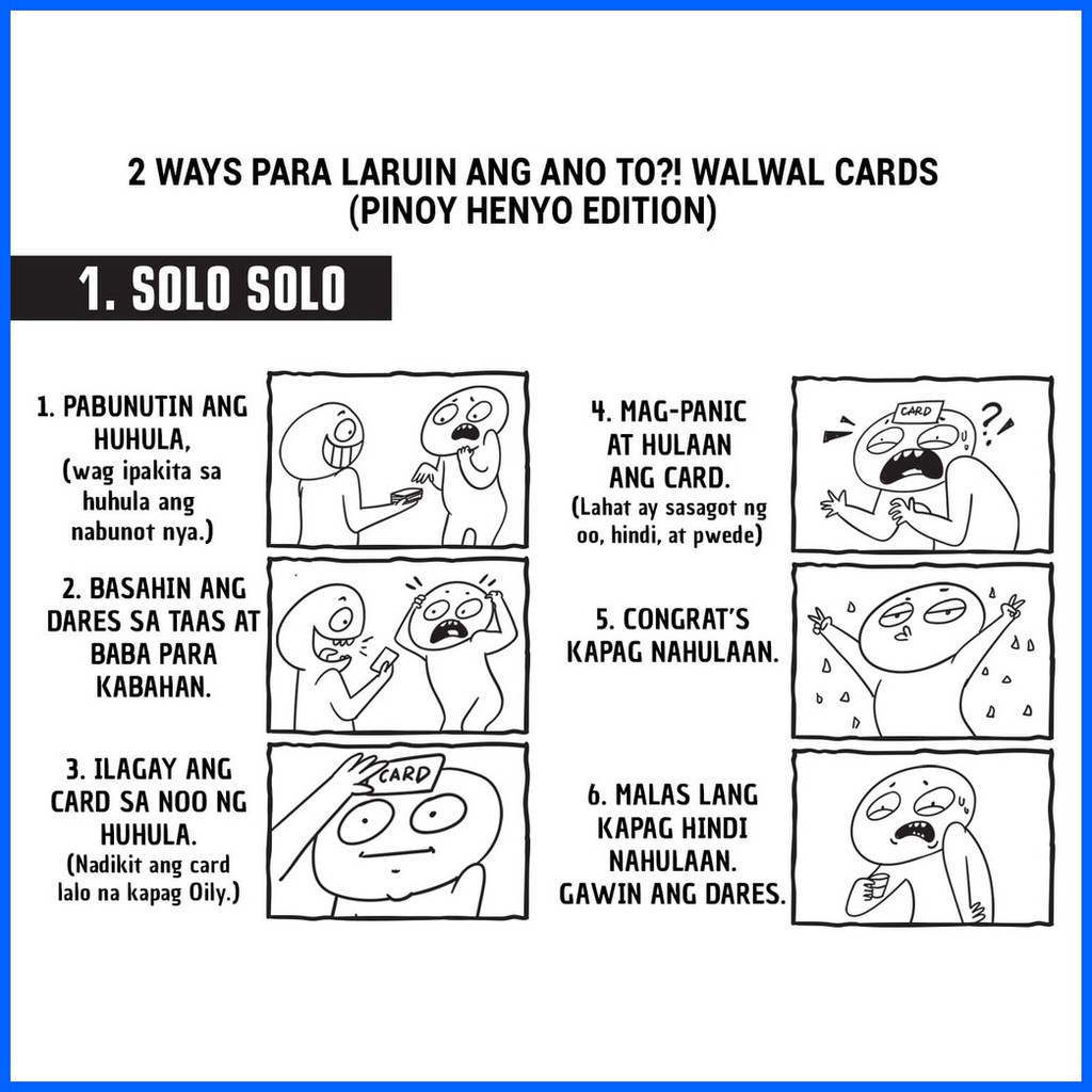 Walwal Cards- ANO TO?!! (Pinoy Henyo Edition) | Shopee Philippines