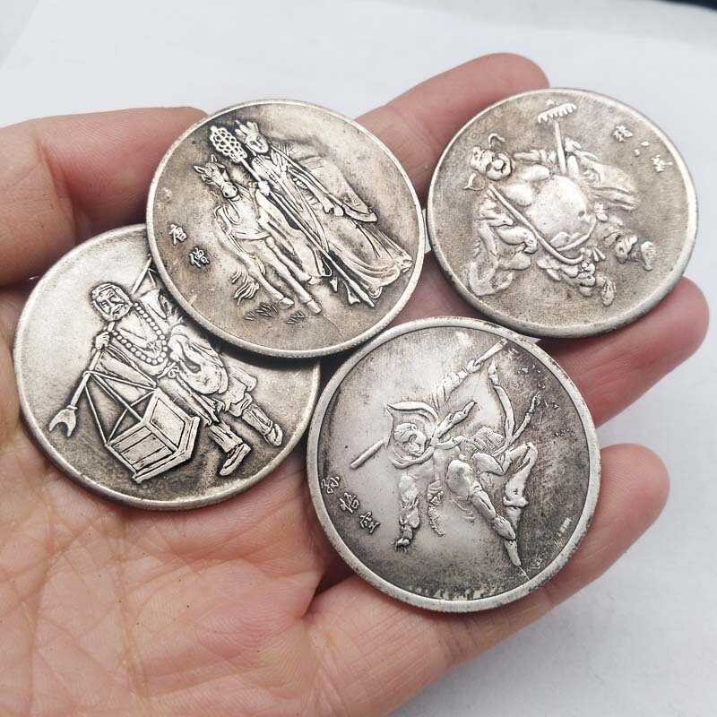 Copper Coins, Journey To The West, Character Coins, Commemorative Coins ...