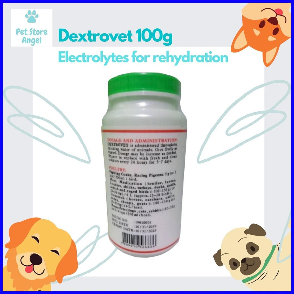 ∇ ℗ ☢ Dextrose Powder 100grams Dextrovet Electrolytes for Rehydration ...