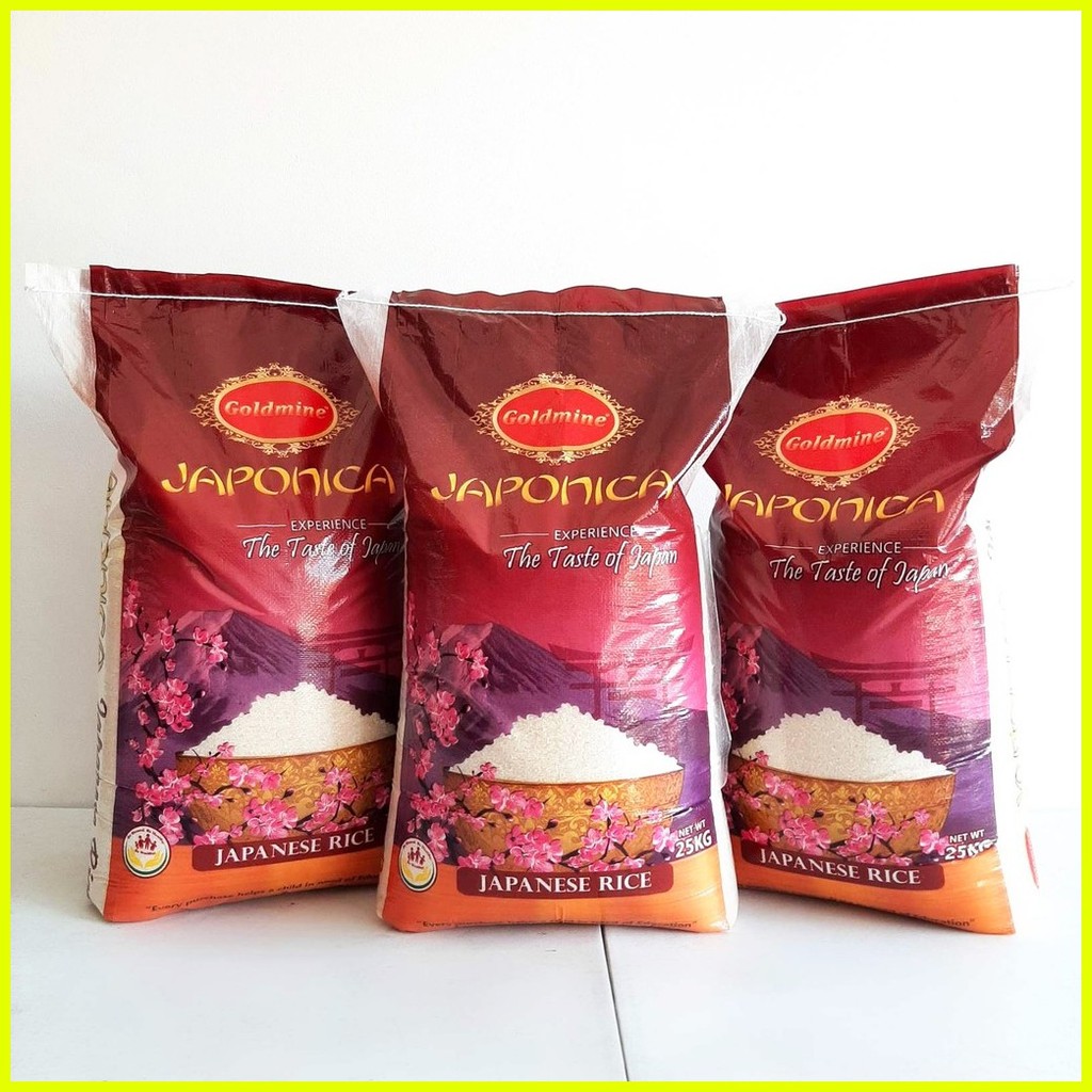 Goldmine Japonica Japanese Rice 25KG | Shopee Philippines
